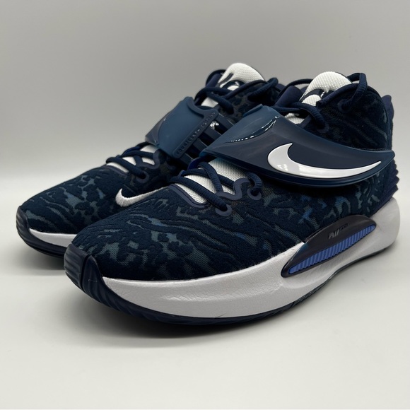 Nike | Shoes | Nike Kd 4 Tb Midnight Navy Blue Black White Dm540402 ...